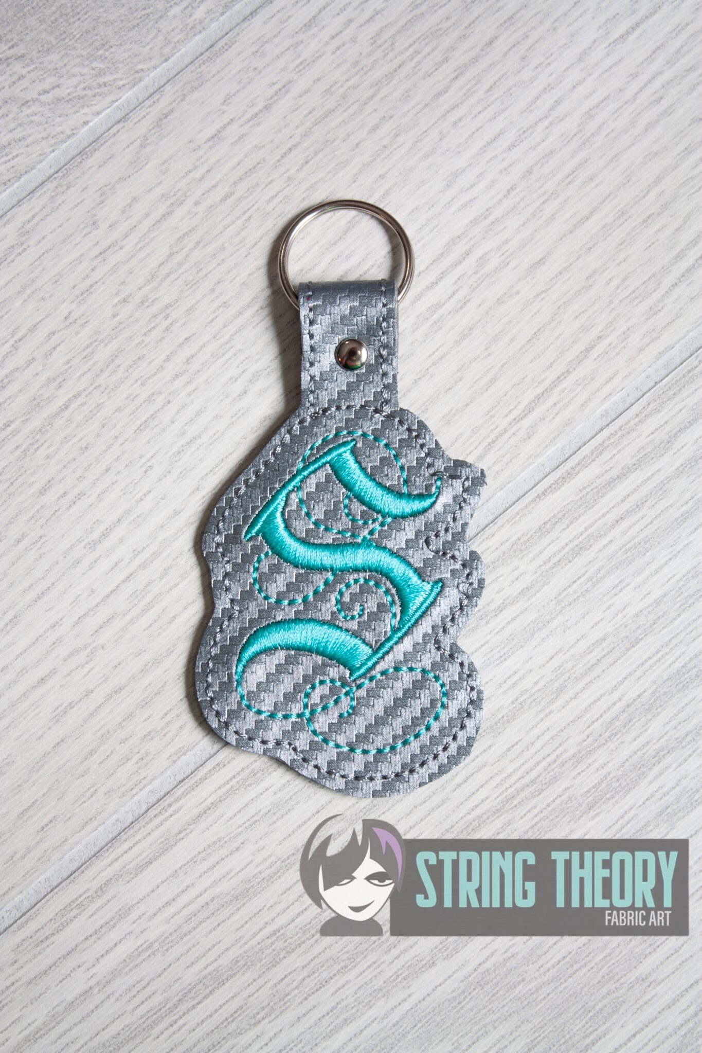 Calligraphy S Fob ITH in the hoop fob Digital Download for Machine ...