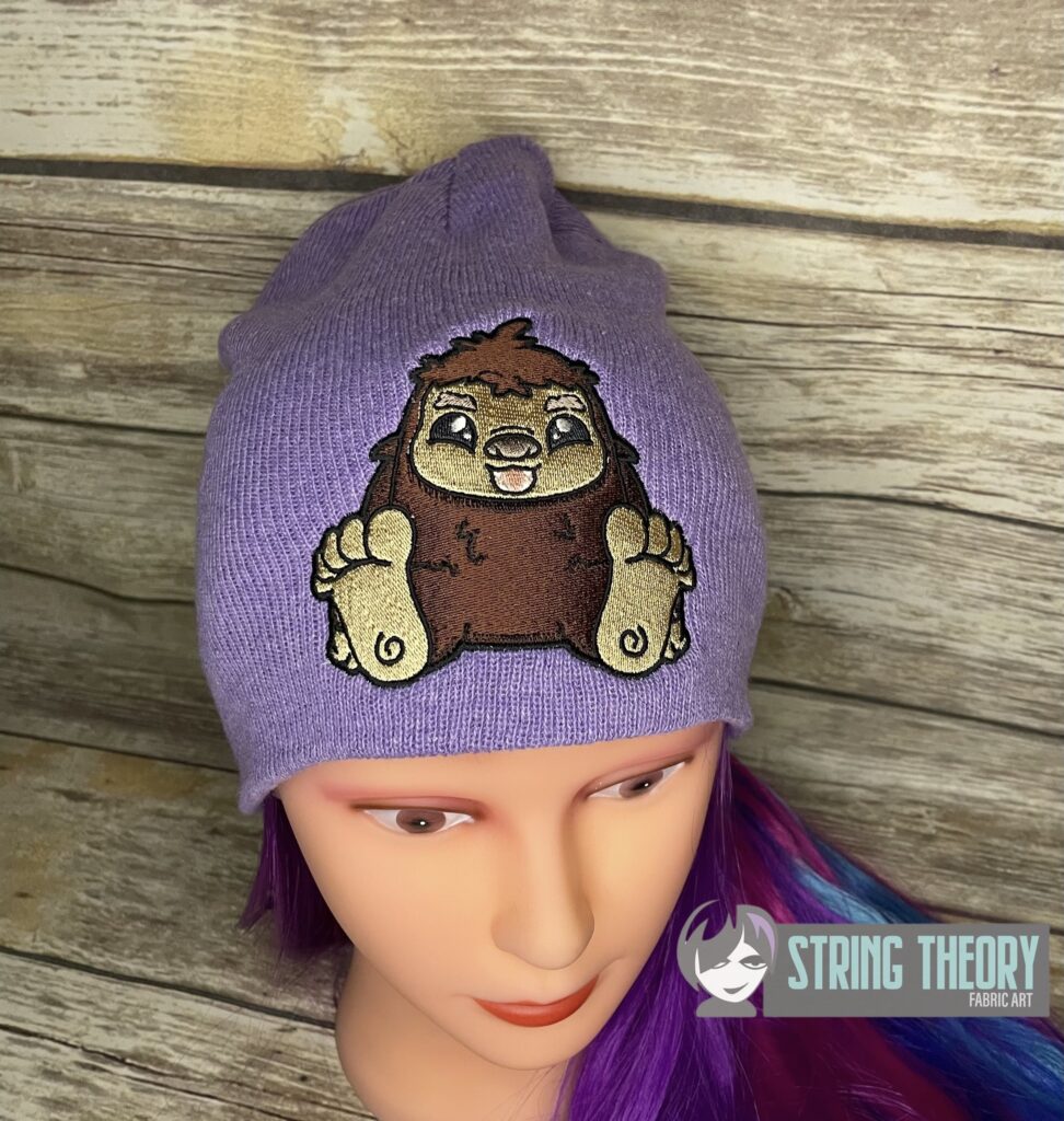 Chibi Big Foot Digital Download for Machine Embroidery Pattern, Design ...