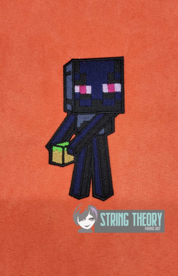 Chibi Enderman Machine Embroidery Pattern, Design 4x4, 5×7