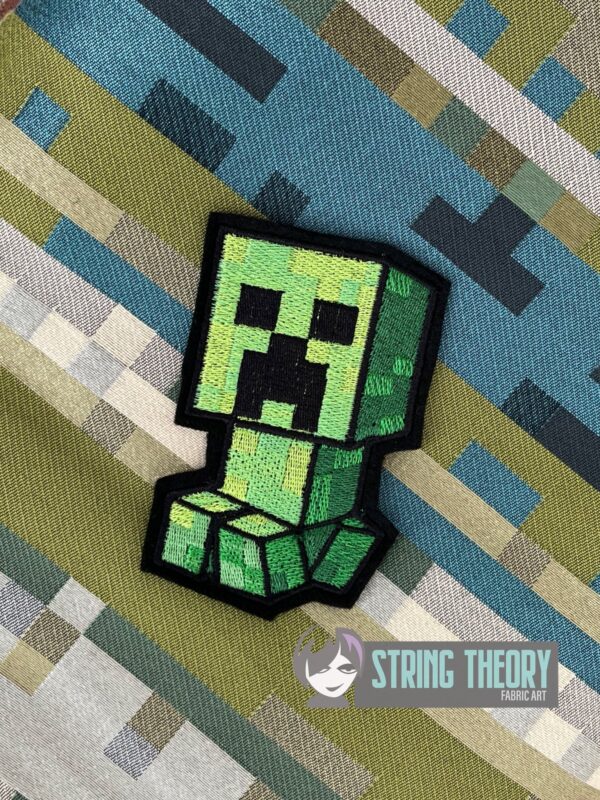 Chibi Creeper Machine Embroidery Pattern, Design 4x4, 5×7