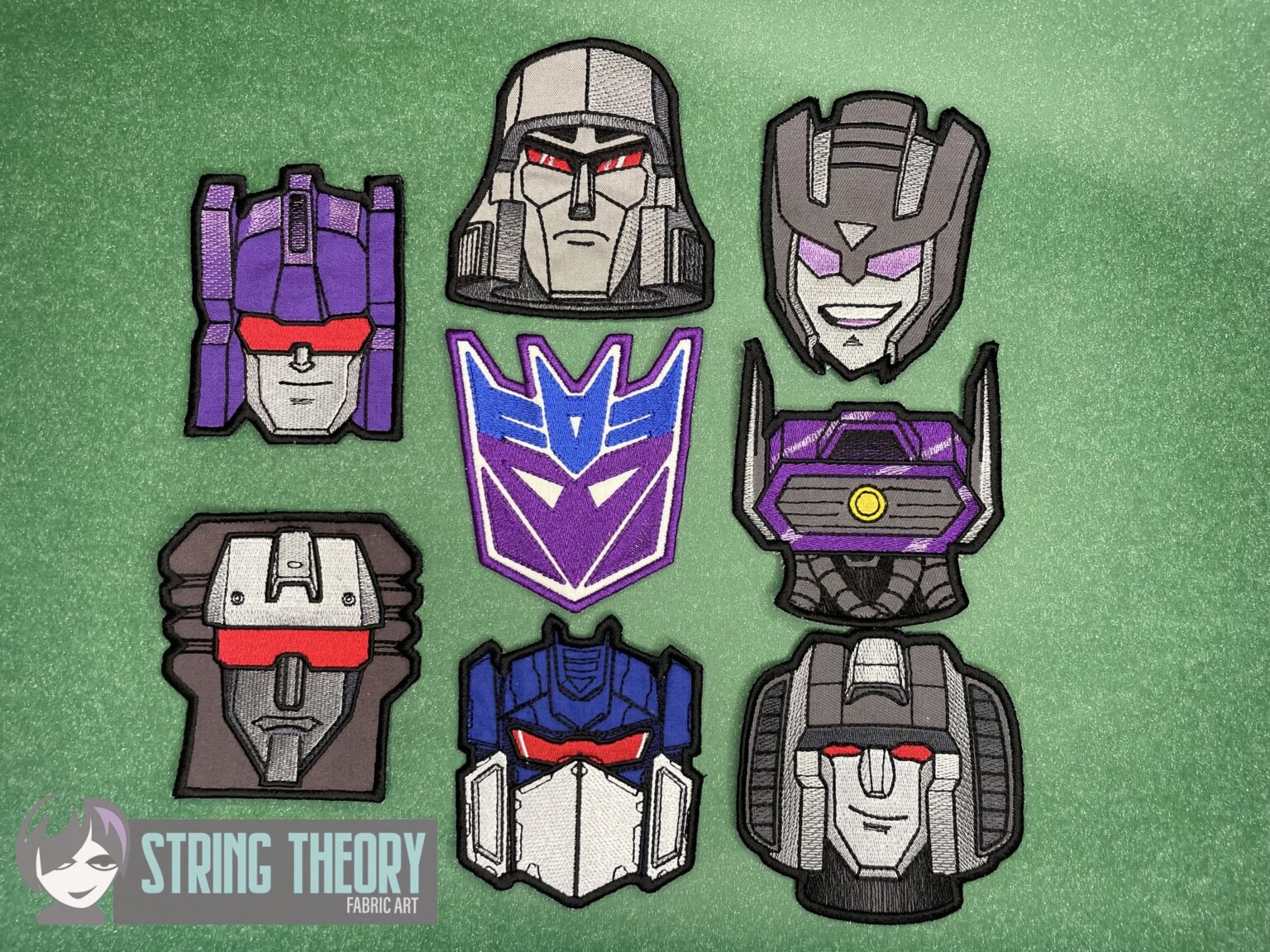 Transformers Decepticons Patch – Bargain Bundles – String Theory Fabric Art