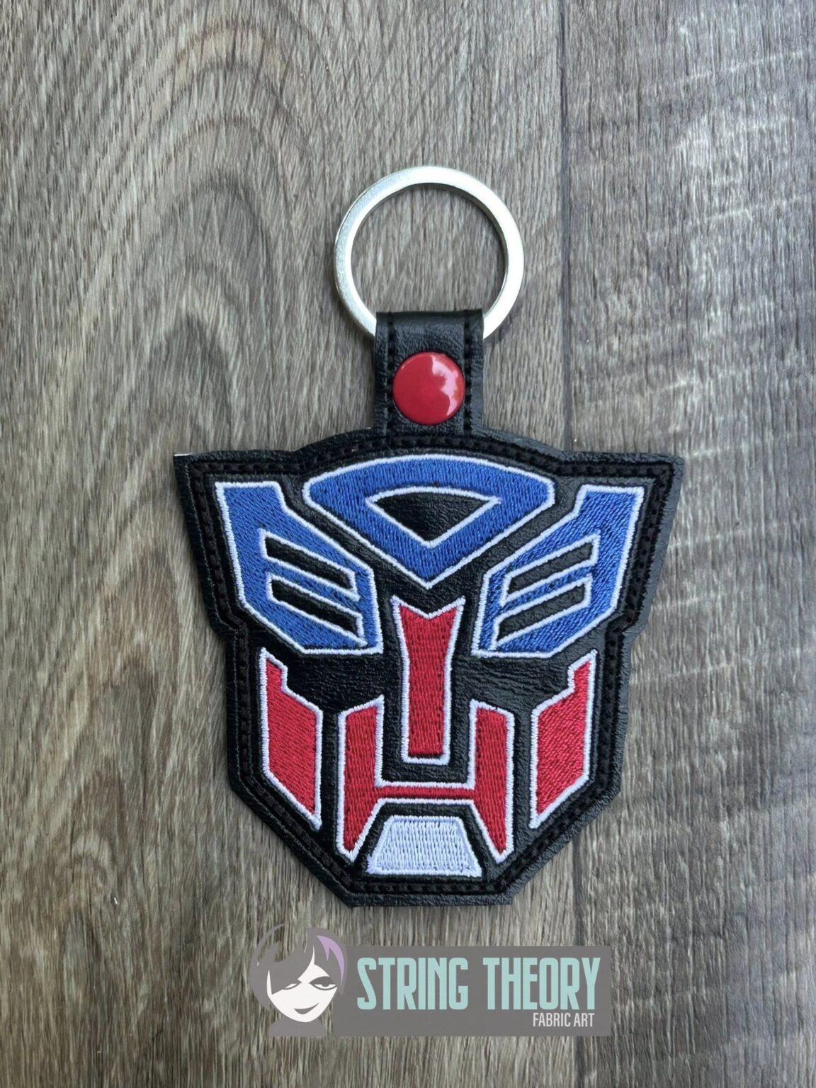 Transformers Autobot Logo fob patch ITH Embroidery Pattern