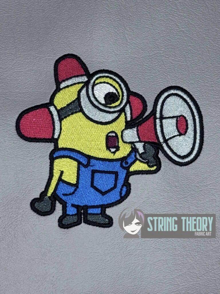 Siren Stuart Minion Machine Embroidery Design 4x4 and 5x7