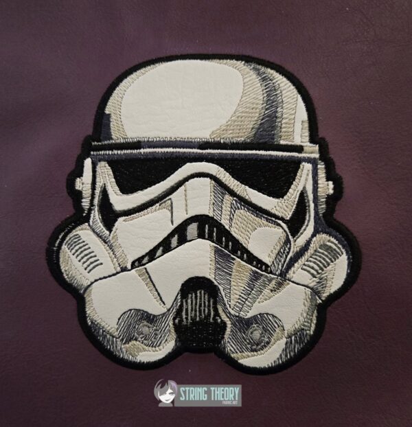 Stormtrooper Appliqué Machine Embroidery Design