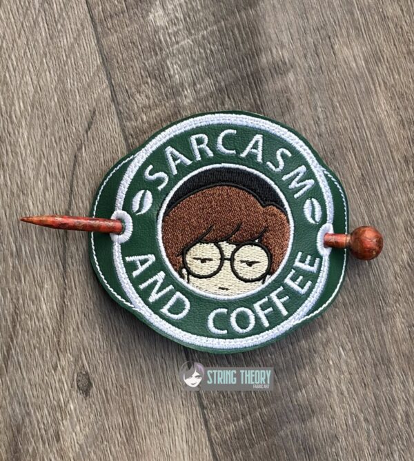 Daria Sarcasm & Coffee ITH Machine Embroidery Design 4×4