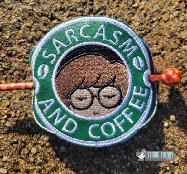 Daria Sarcasm & Coffee ITH Machine Embroidery Design 4×4