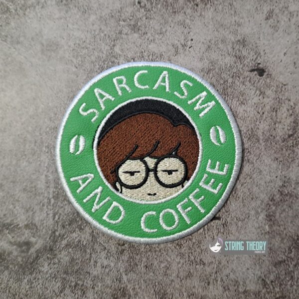 Daria Sarcasm & Coffee ITH Machine Embroidery Design 4×4