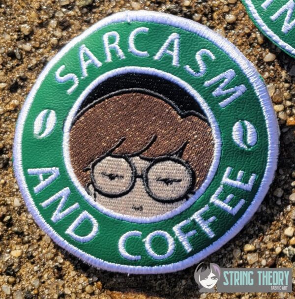Daria Sarcasm & Coffee ITH Machine Embroidery Design 4×4