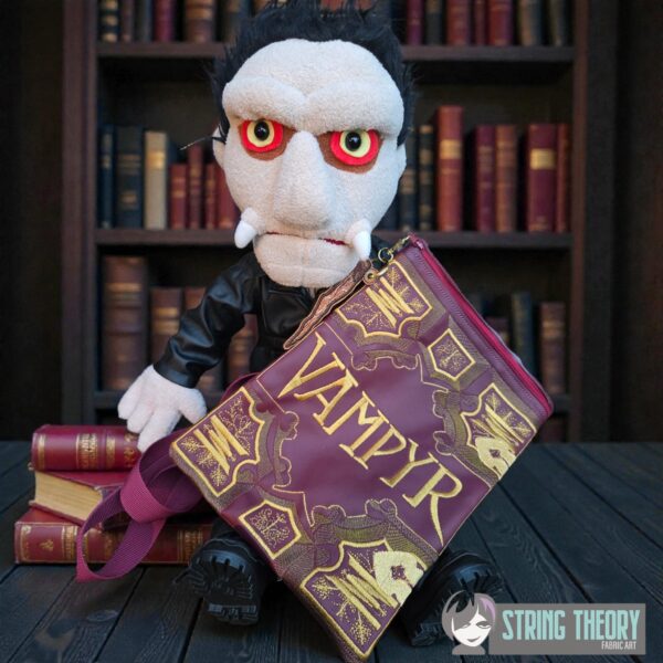 Buffy the Vampire Slayer Vampyr Lined Zip Bag ITH Embroidery