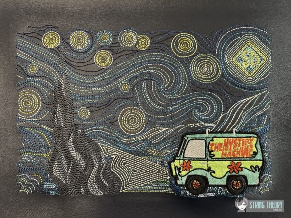 Scooby Doo Starry Mystery Machine Machine Embroidery Design