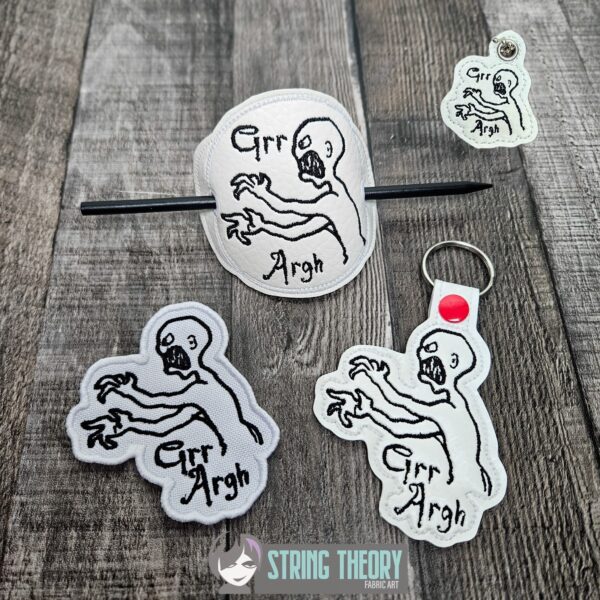 Buffy Vampire Slayer Grr Argh ITH Machine Embroidery Design