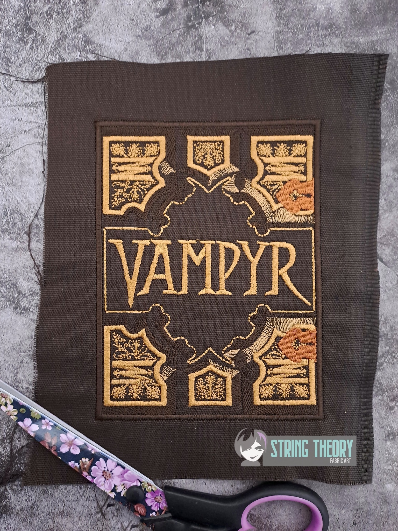 Buffy the Vampire Slayer Vampyr Appliqué Machine Embroidery